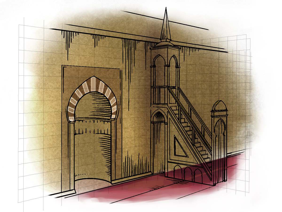 The Mosque: Place for pray and rest - The Art of Eldar Zakirov